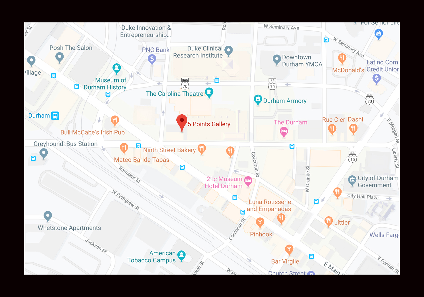 5PG map detail with border – 5 Points Gallery